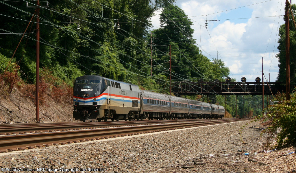 Amtrak Heritage engine 145